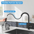 Senlesen Single-Handle Touch Sensor Kitchen Sink Faucet with Pull Down ...