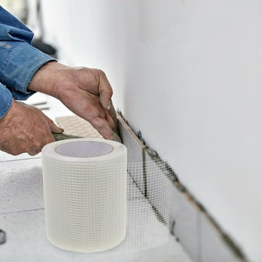 65 FT x 2" Self Adhesive Fiberglass Cloth Tape White Mesh Roll for ...