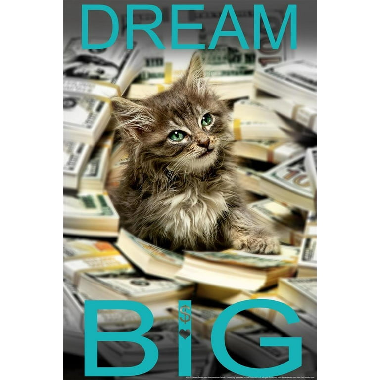 Inspirational Cat Poster