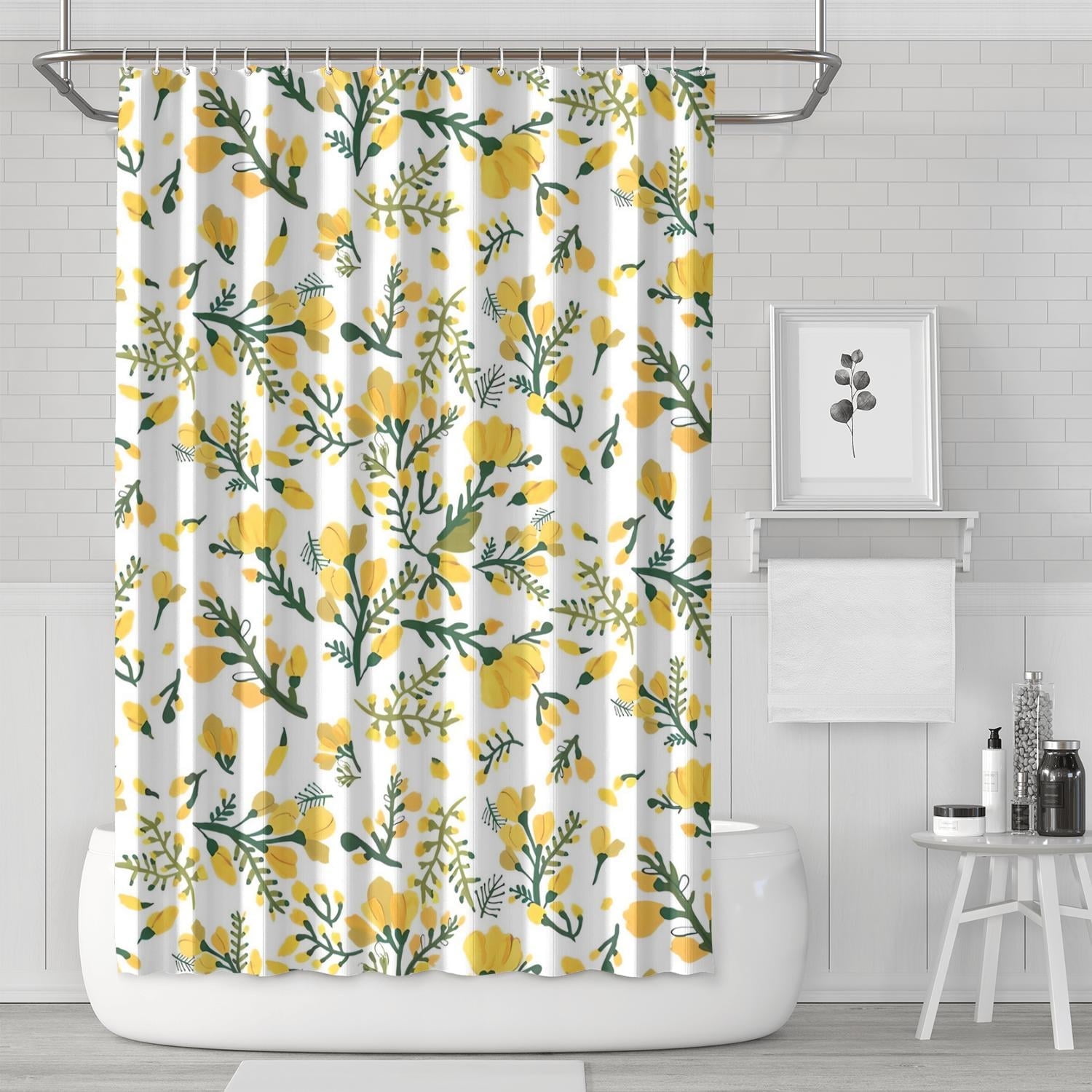 Click here for Safarsa Shower Curtain Set With Snap-In farmhouse... prices