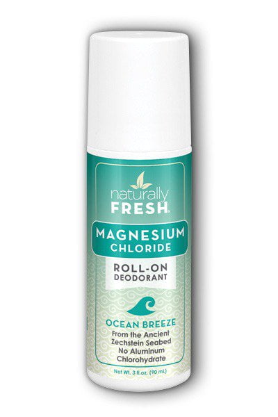 Magnesium Deodorant Ocean Breeze Naturally Fresh 3 oz Roll-on - Walmart.com