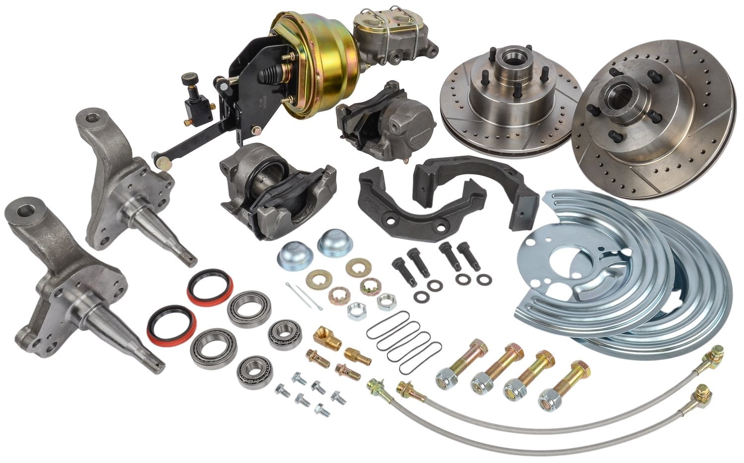 JEGS 630220 Front Premium Complete Power Disc Brake Conversion Kit 1962 ...
