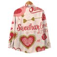 Gkeoshab Valentine Women's Bubble Wrinkles Print Shirt Long Sleeve ...