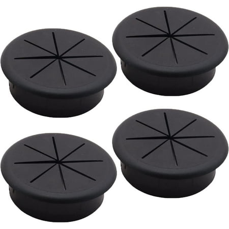 PERTTYUNG 4 Pack Flexible Desk Grommets - 60mm Grommet Opening - For ...