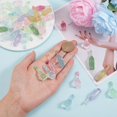 1 Box 70Pcs 12 Styles Dummy Bottle Transparent Resin Cabochon with ...