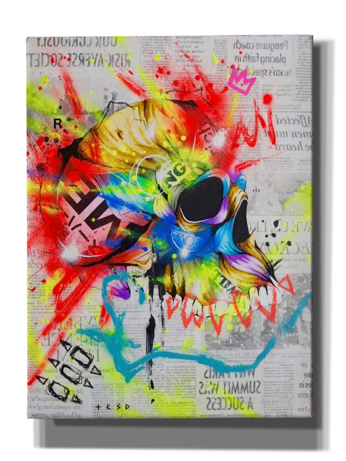 Epic Graffiti 'Fall 2' by Taka Sudo, Canvas Wall Art, 12"x16" - Walmart.com