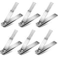 UBSWF-6 Pieces Straight Nail Clippers for Thick Nails Edge Toenails ...