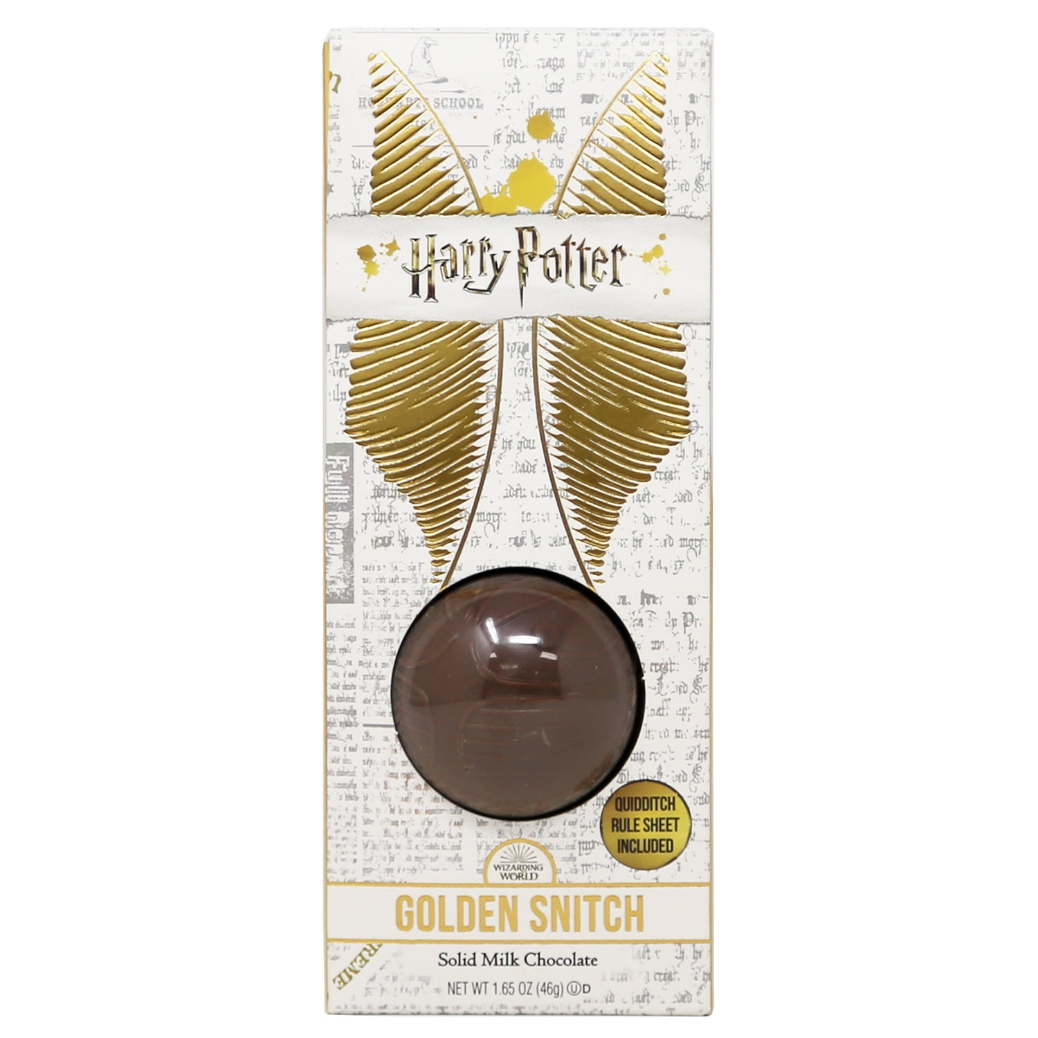 Jelly Belly Harry Potter Solid Milk Chocolate Golden Snitch - Walmart.com