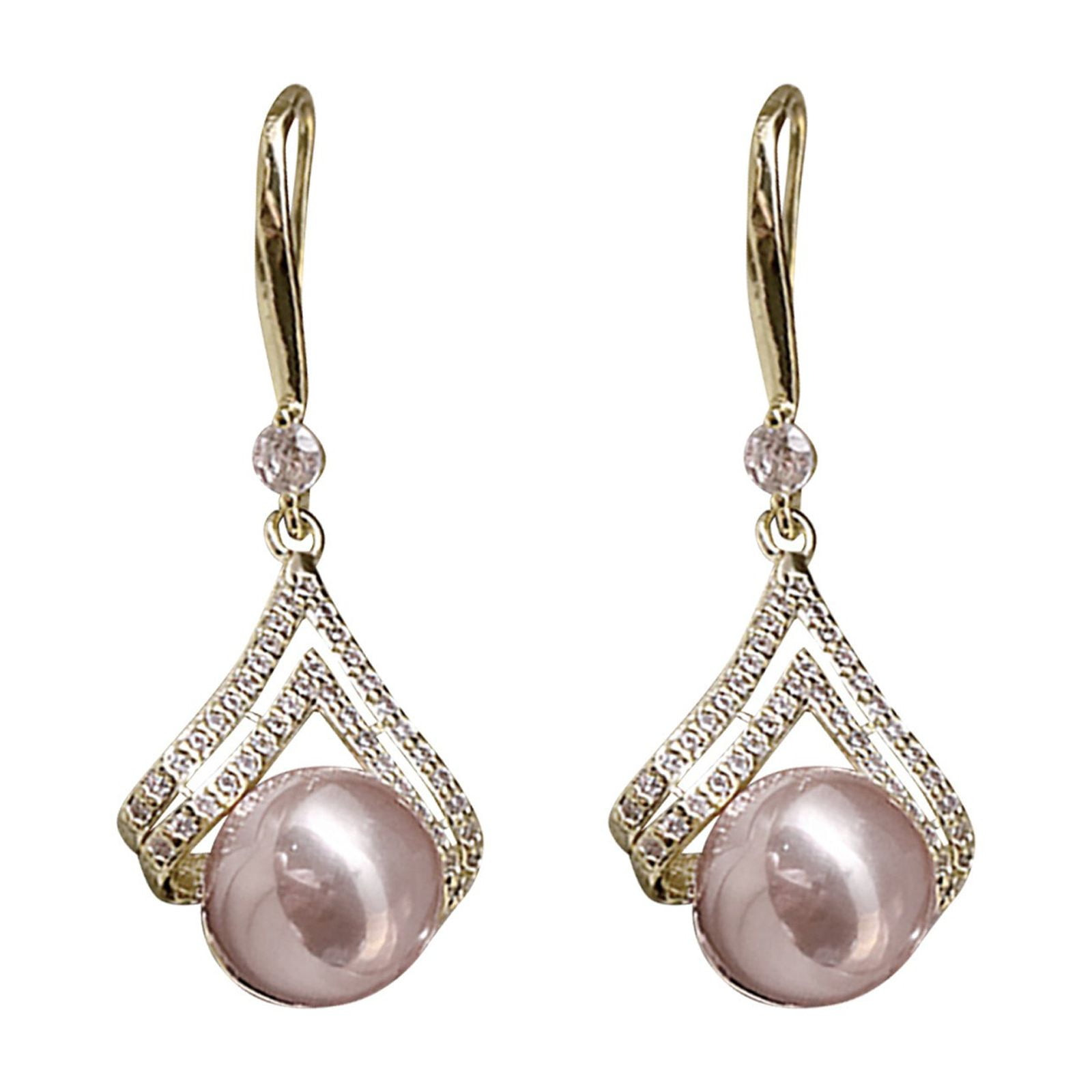 Click here for Oueplloz Clearance Pearl Earrings For Women Delica... prices