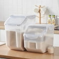 10 Liter / 20 lbs Rice Storage Container with Measuring Cup, BPA free ...