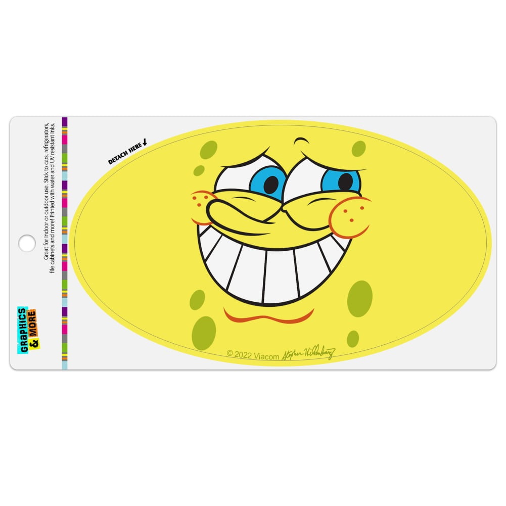 SpongeBob Guilty Face Automotive Car Refrigerator Locker Vinyl Euro ...