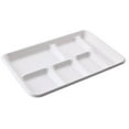 Rani 6 Compartment Square Biodegradable Divided Plates, Pack of 500 ...