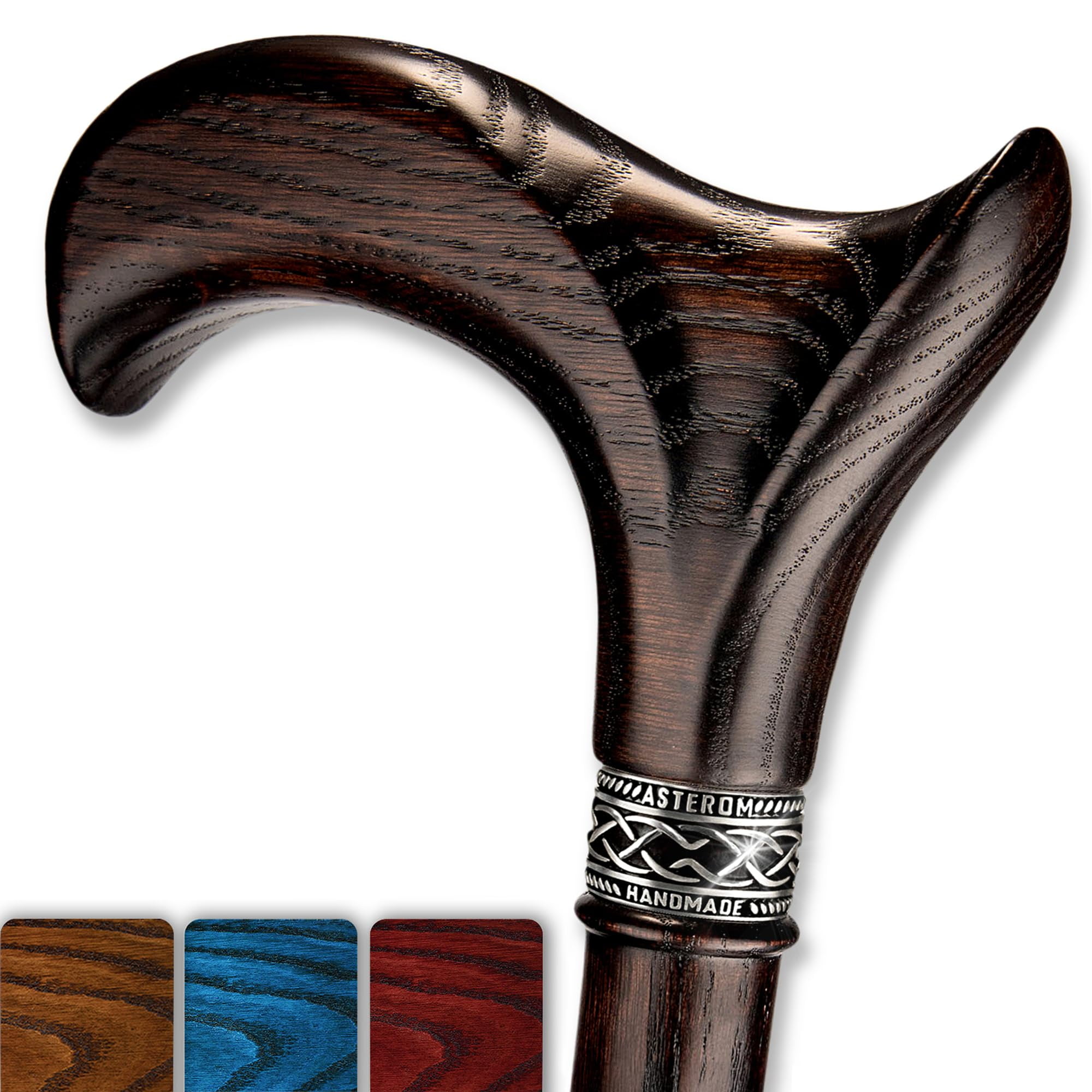 Bastón Asterom - Hecho a mano, ergonómico, para hombre - Bastones de ...