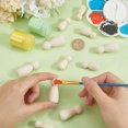 20Pcs 2 Styles Unfinished Wood Puppet for Children's Painting and Art ...