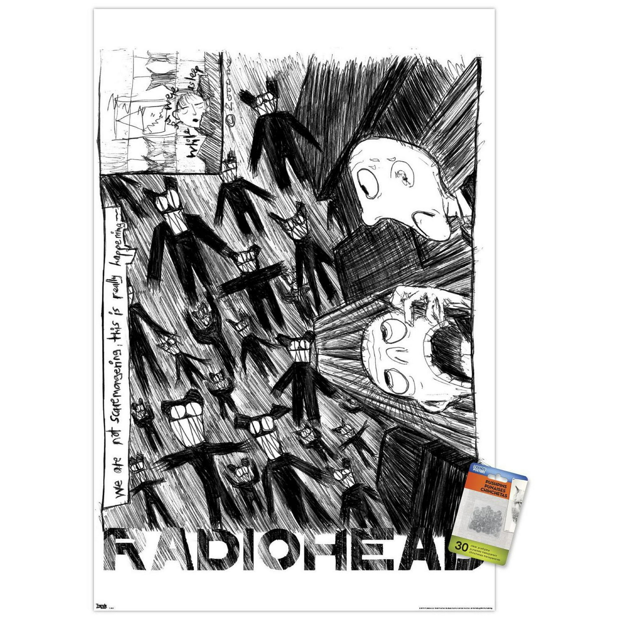Click here for Trends International Radiohead - Scribble Wall Pos... prices