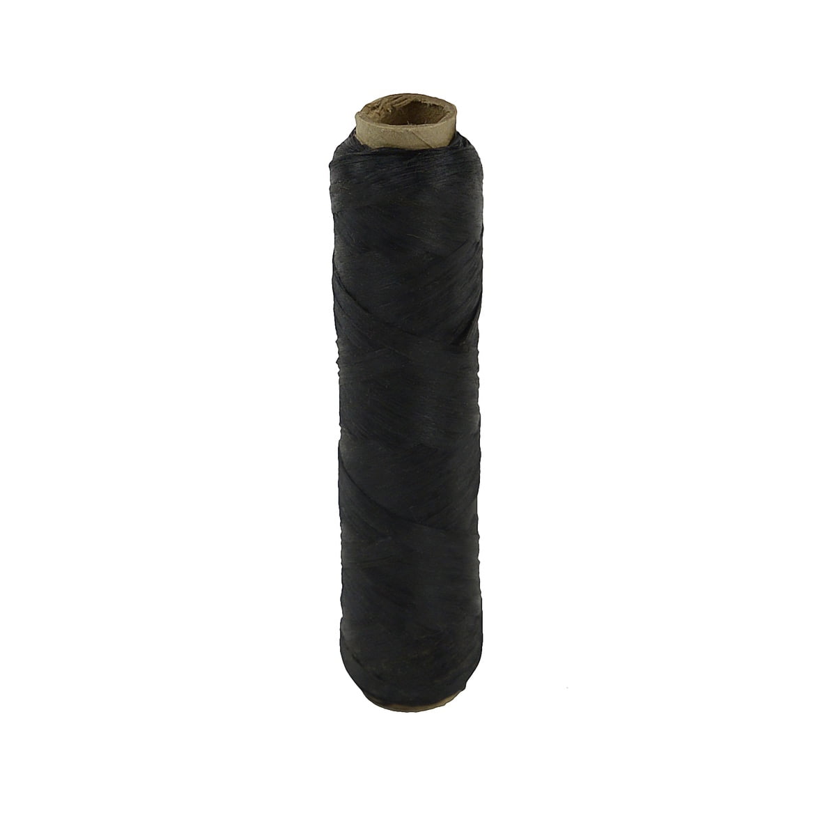 1 Single Spool 70 Lb Sinew Black Artificial Craft Thread 20 Yd Poly ...