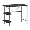 Mainstays Pierce 30 inch Tall Storage Desk, Black - Walmart.com