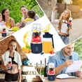 ForYourParty.com Portable Smoothie Blender, Mini Juicer Cup, 400ML, 6 ...