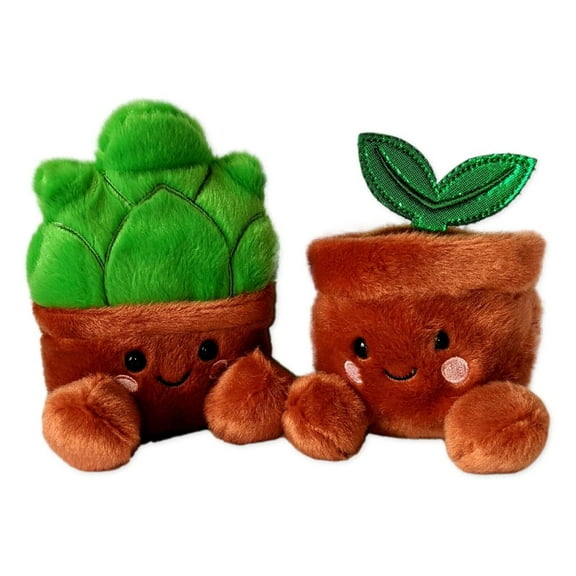 Set of 2 ZORG ALIEN & ROSS ALIEN Palm Pals 5" Stuffed Animal Plush ...