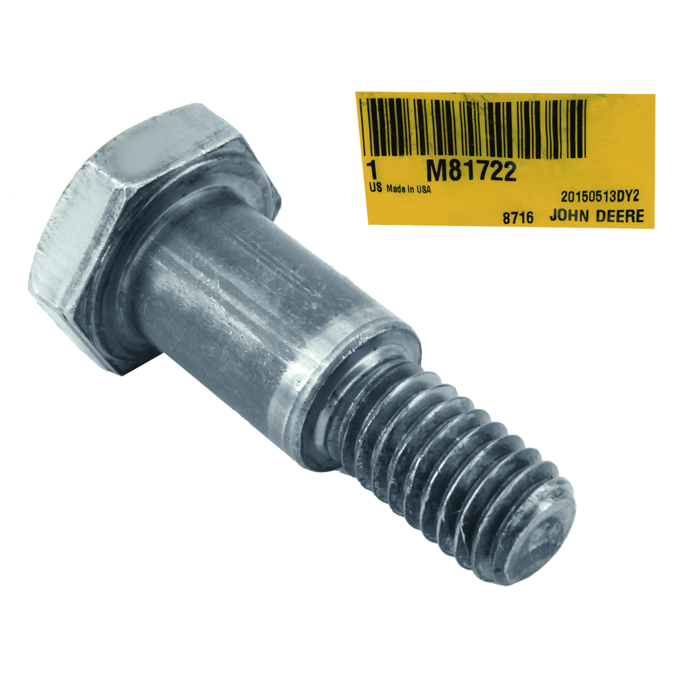 John Deere Original Equipment Bolt #M81722 - Walmart.com