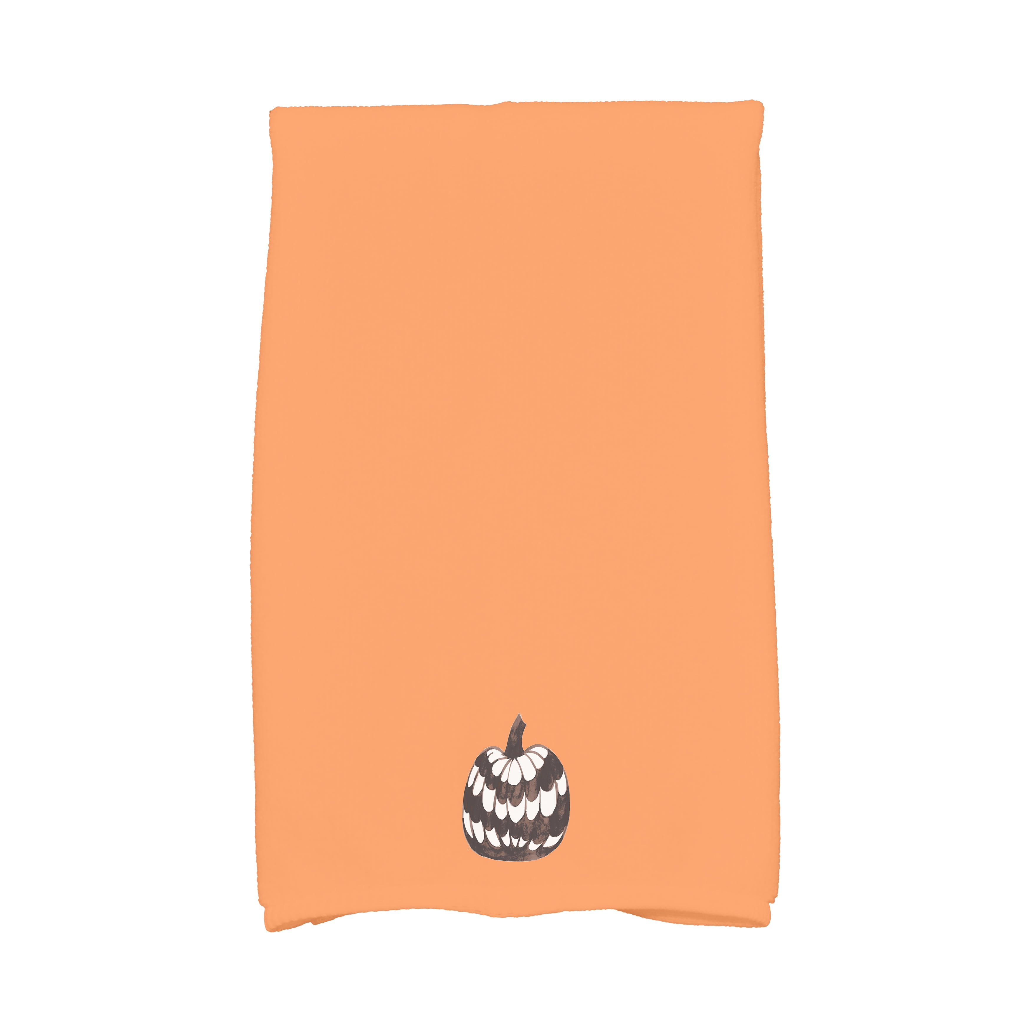Pumpkin Single 18" x 30" Inch Orange Halloween Hand Towel - Walmart.com