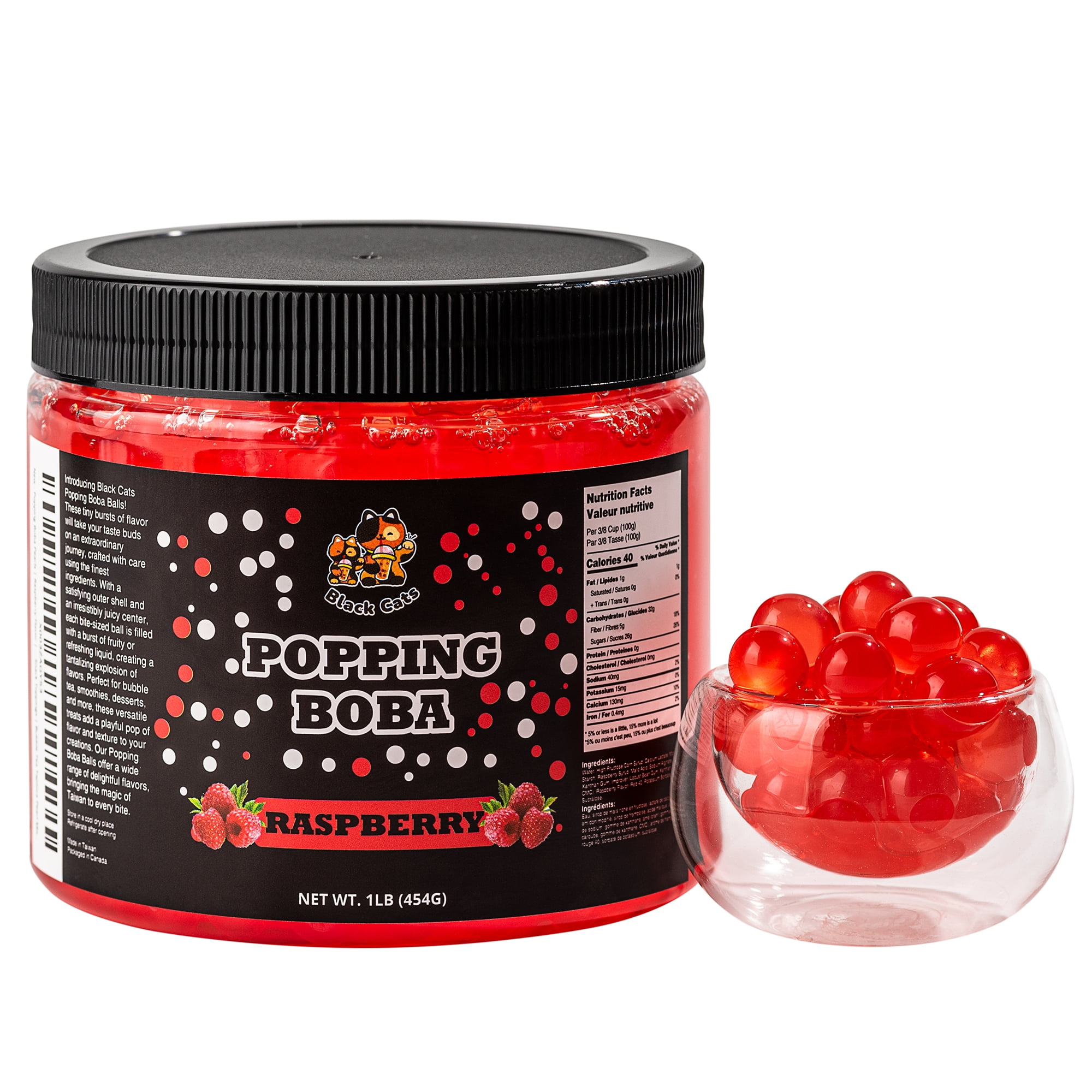 Click here for Black Cats Boba Black Cats Popping Boba Pearls Ras... prices