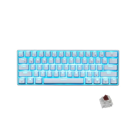 RK61 Desk Keyboard Sensitive Low Latency Ergonomic Wired Bluetooth ...