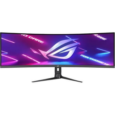 SAMSUNG 49" Class 1000R Curved (5120 x 1440) Gaming Monitor ...