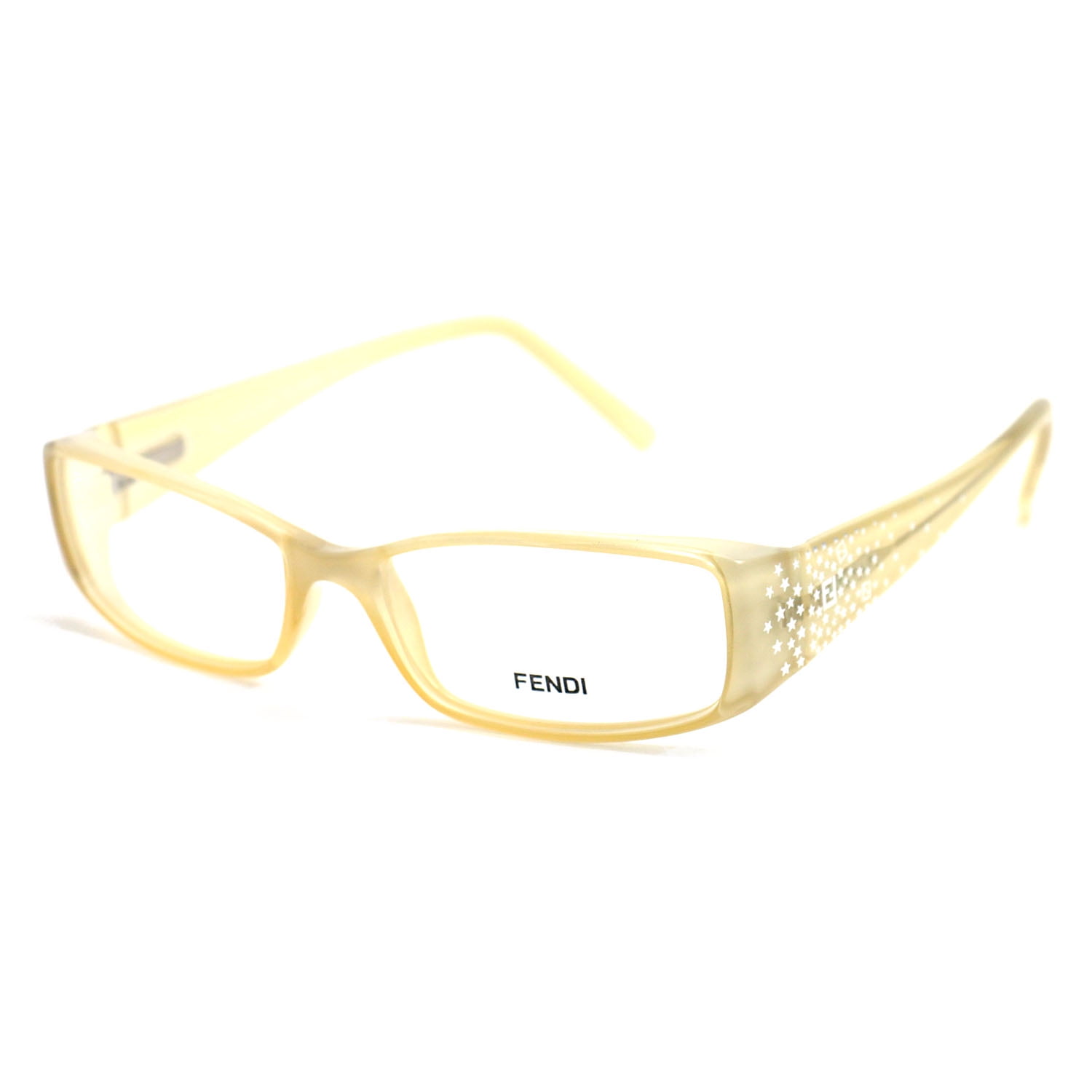 Fendi Eyeglasses Womens Beige Frames Rectangle 53 16 135 F817 269 ...