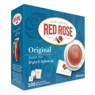 Red Rose Naturally Decaffeinated Black Tea Bags - 48 Count - Pack Of 2 ...