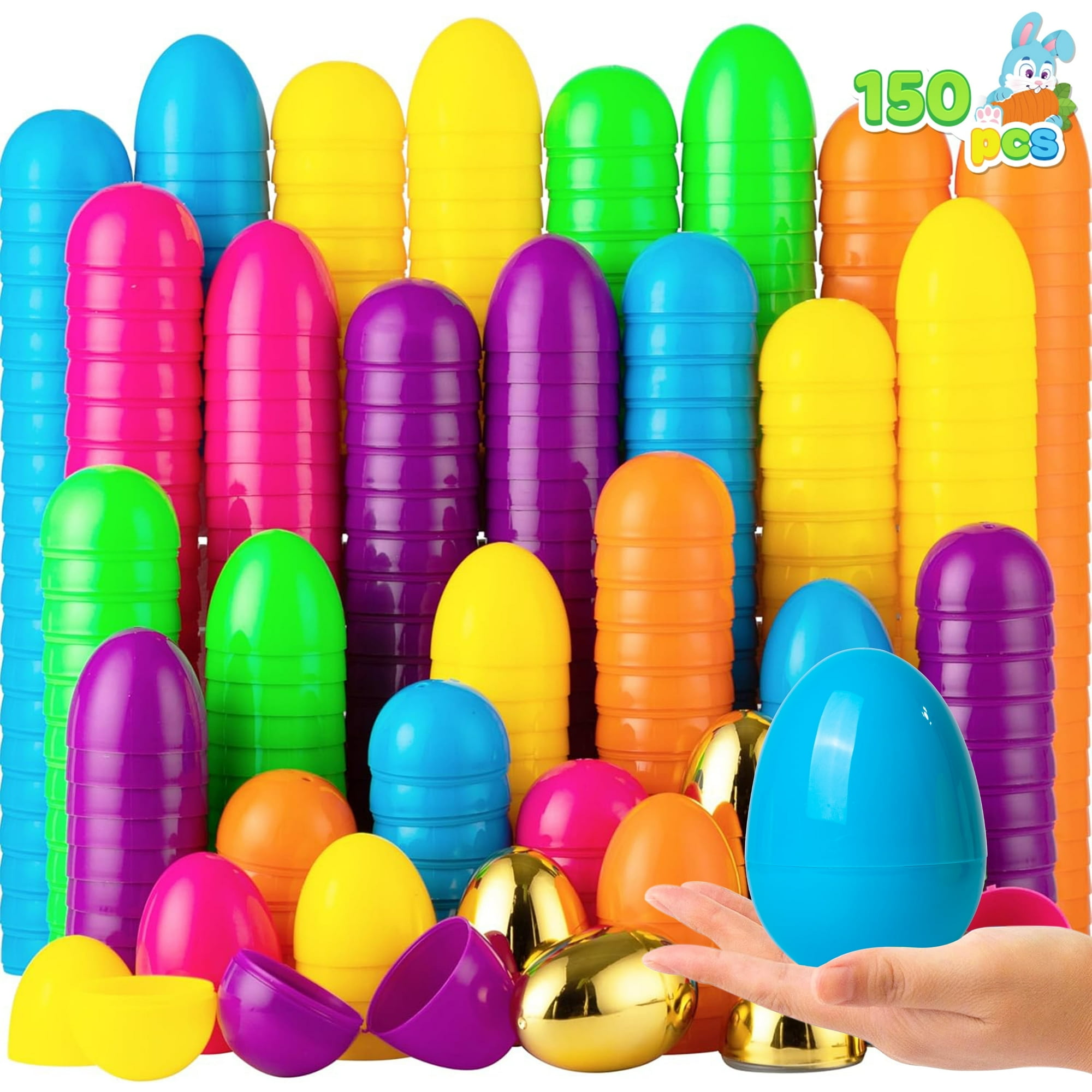 Click here for Joyfy 150 Pcs Easter Eggs 2.3 (6 Cm) Fillable Empt... prices