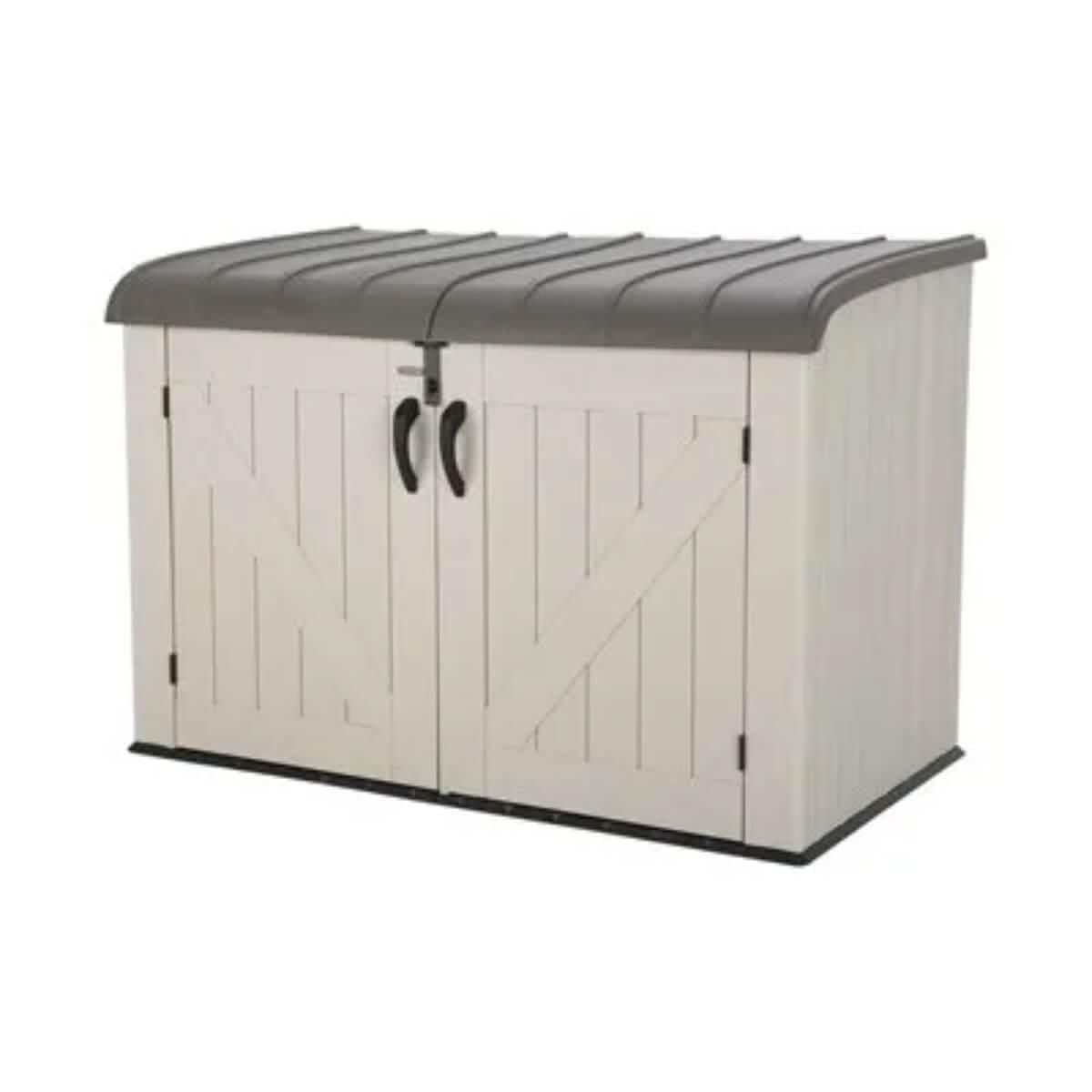 Click here for Lifetime Horizontal Storage Shed (75 Cubic Feet) 7... prices