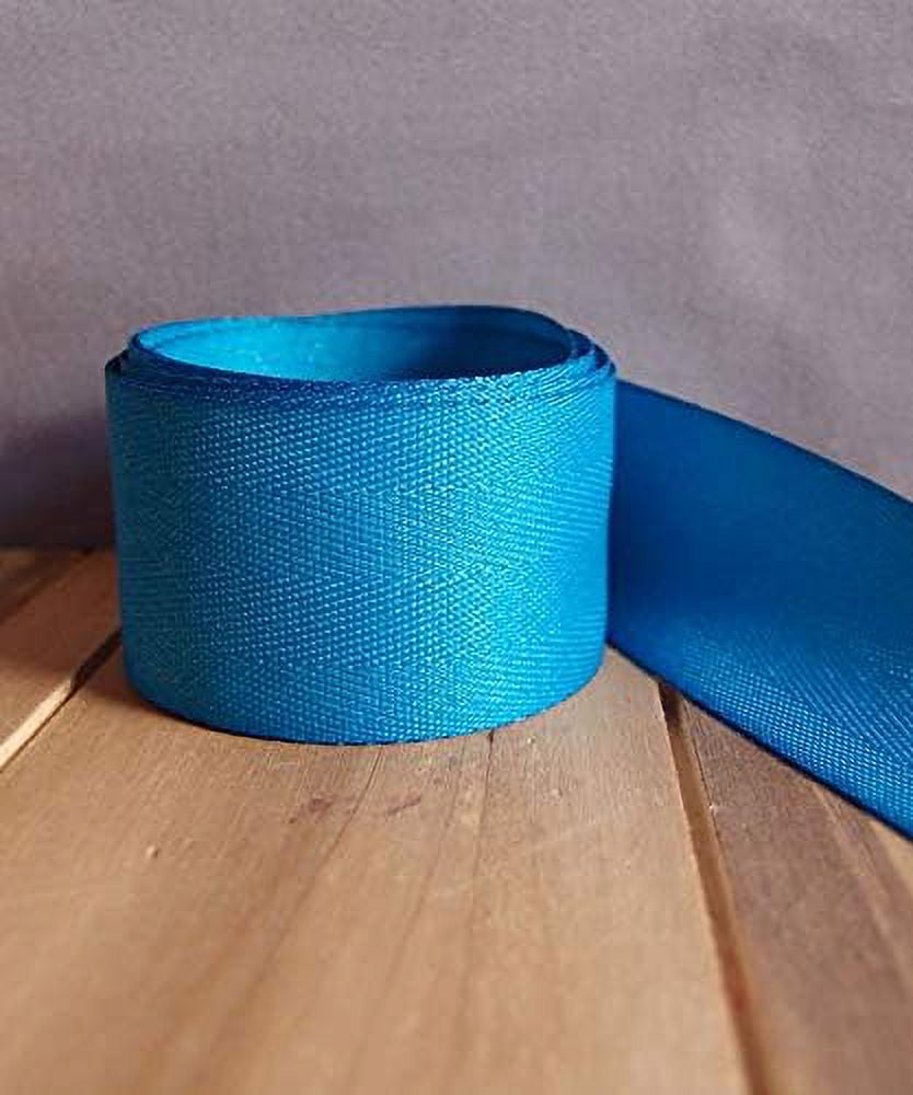 solid colorful 25 yards herringbone tape twill ribbon, size 3/8", 5/8 ...