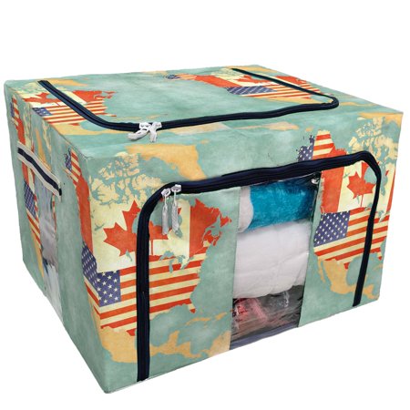 EREHome US Canada outline map North America Storage Bag Clear Window ...