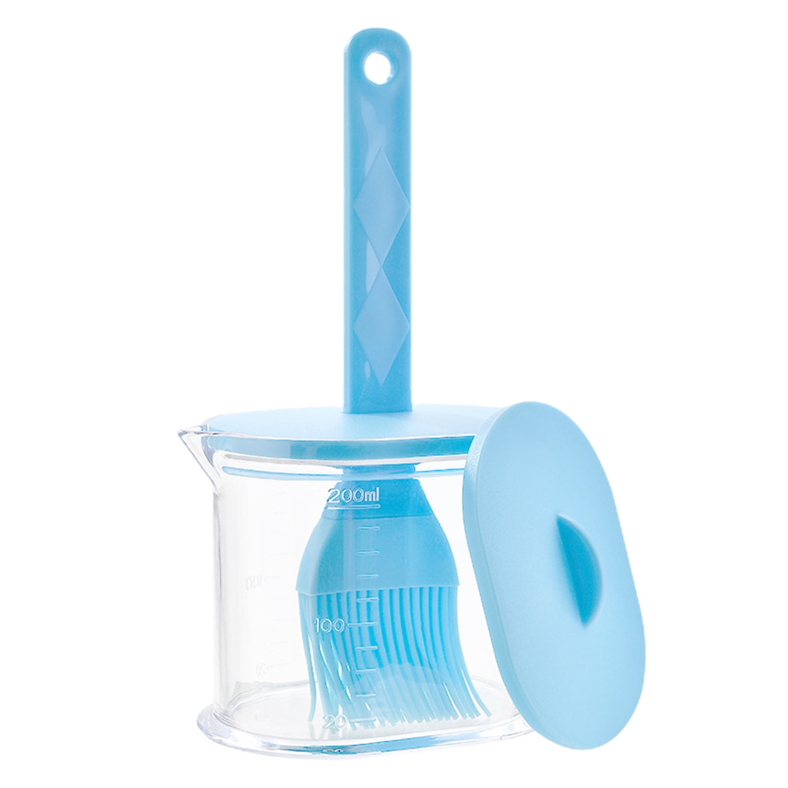 Heat-Resistant Oil Brush Dispenser with Clear Scale Spout for Easy ...