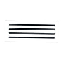 BUILDMART - 28x6 Modern AC Vent Cover - Decorative Black Aluminum Air ...