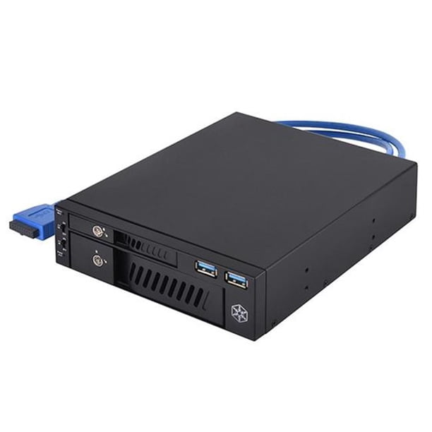 SilverStone Technology 5.25" Bay to 1 X 3.5 HDD/SSD and 1 X 2.5 HDD/SSD ...