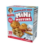 Little Debbie, Mini Muffins, 8.44 oz, Chocolate Chip - Walmart.com