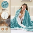 Homemate Electric Heated Blanket Twin - 62"x84" Heating Bed Blankets ...