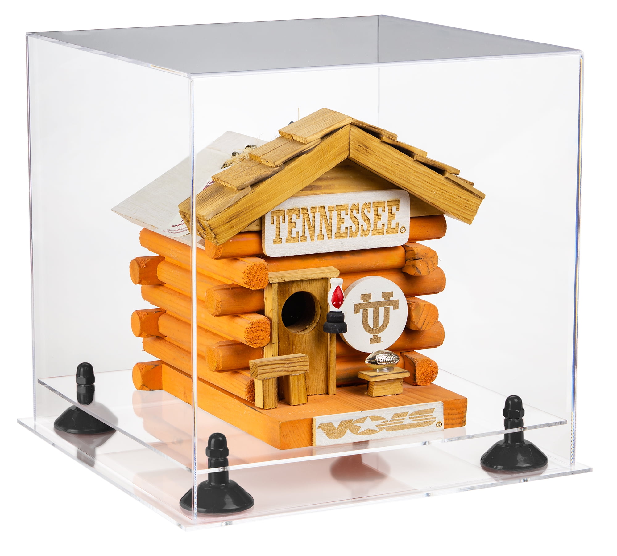 Versatile Deluxe Clear Acrylic Display Case - Medium Square Box with ...