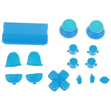 Blue Full Button Trigger Stick Replacement For Playstation 4 Controller ...