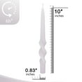 4pcs Tapered Candlesticks Spiral Taper Candle, 10 Inch Candy Colors ...