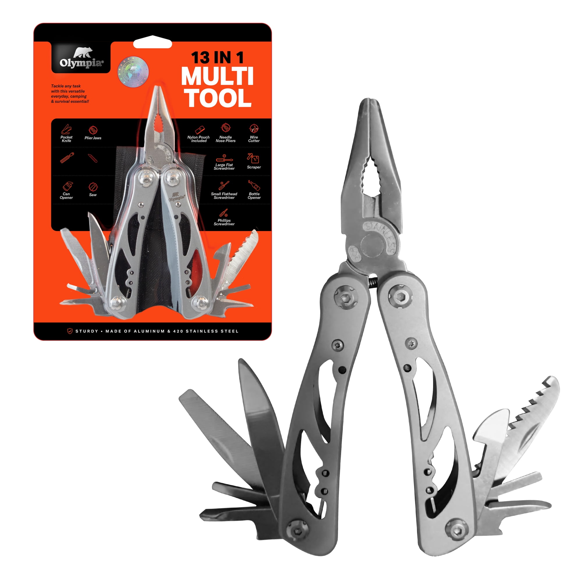 Click here for Olympia Multitool 13 Functions - Silver prices