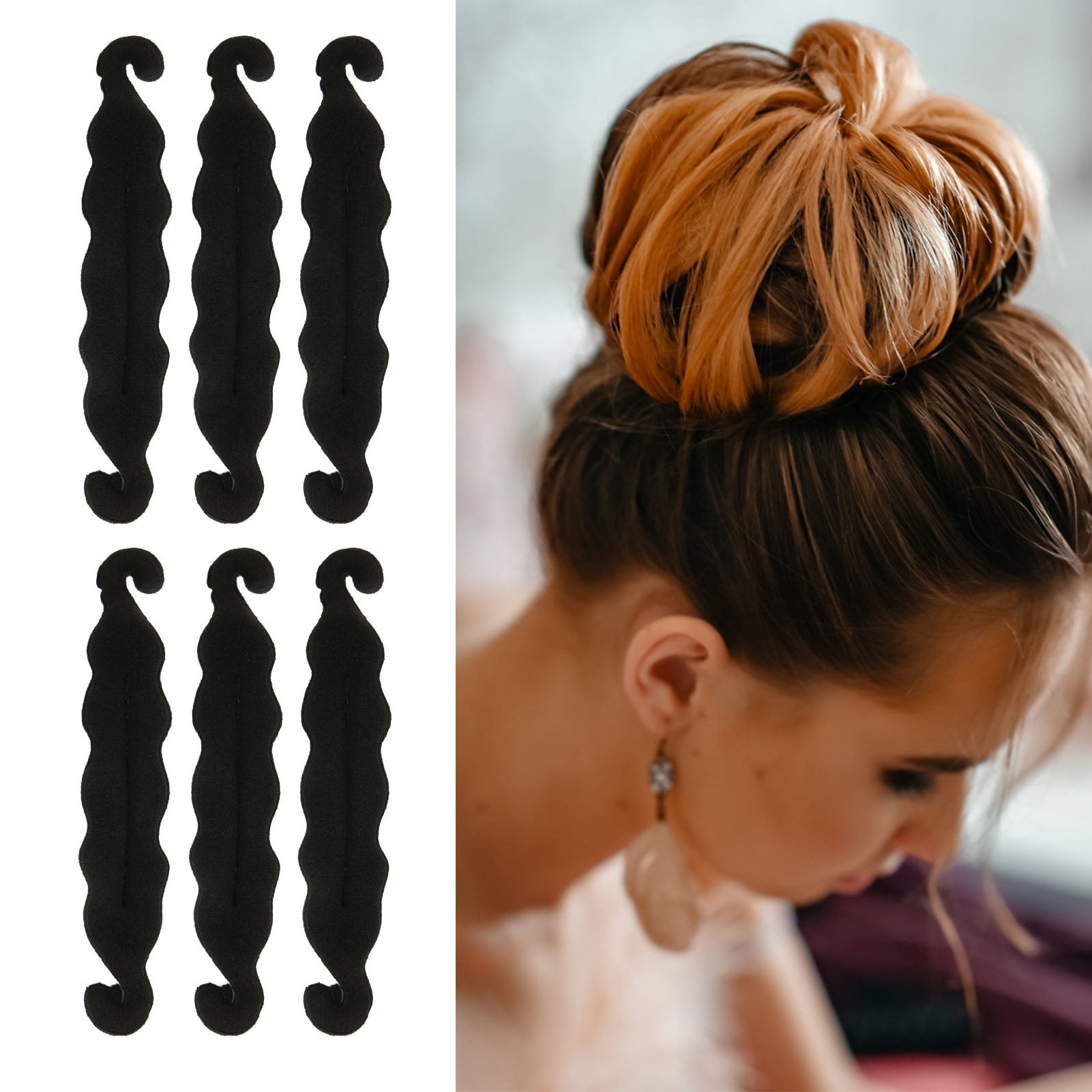 Click here for Fyydes Hair Bun Maker  Comfortable Lightweight 10p... prices