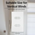 30 Pcs Vertical Blind Repair Tabs Clear Fixer for Vertical Blinds ...