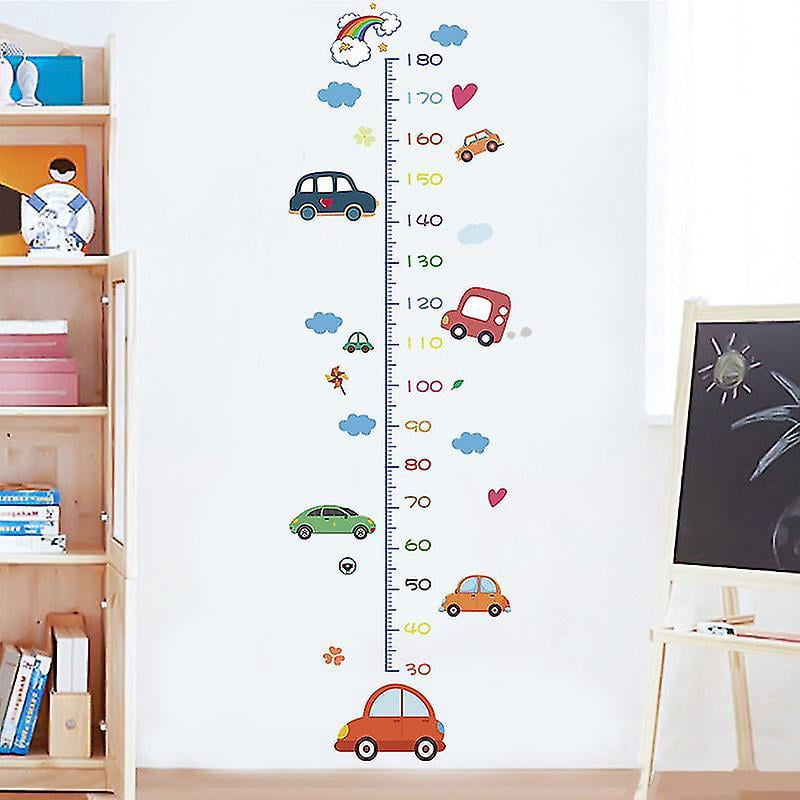 Cartoon Height Measure Wall Sticker For Kids Rooms Growth Chart Nursery ...