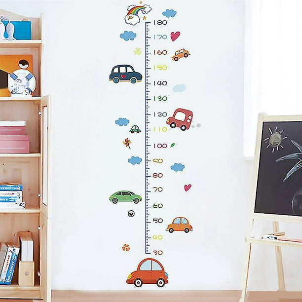 Cartoon Height Measure Wall Sticker For Kids Rooms Growth Chart Nursery ...
