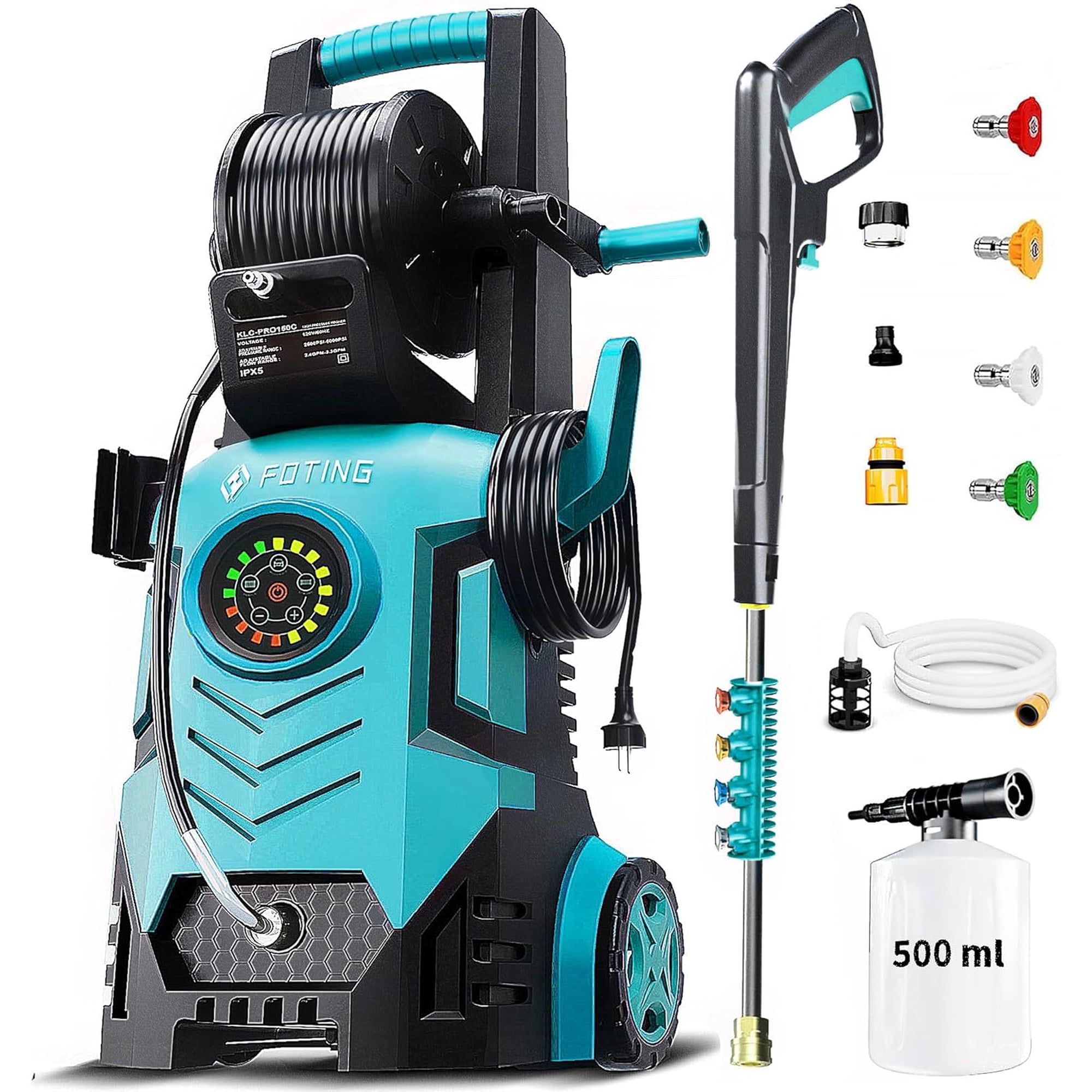 Click here for Foting 2026new Pressure Washer 5000psi With Adj-8-... prices