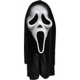Fun World Adult Scary Halloween Ghost Face Mask, White, One Size ...