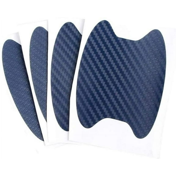 Carbon Fiber Auto Accessory Door Handle Scratch Cover Guards Protector ...